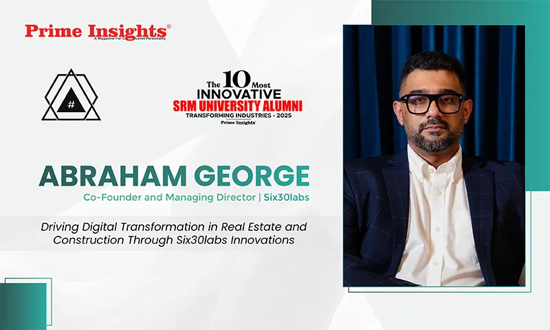 Mr. Abraham George | Co-founder and MD | Six30labs.